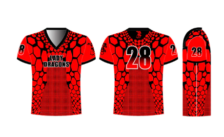 Short Sleeve Volleyball Jersey Size Samples - Tier One Apparel