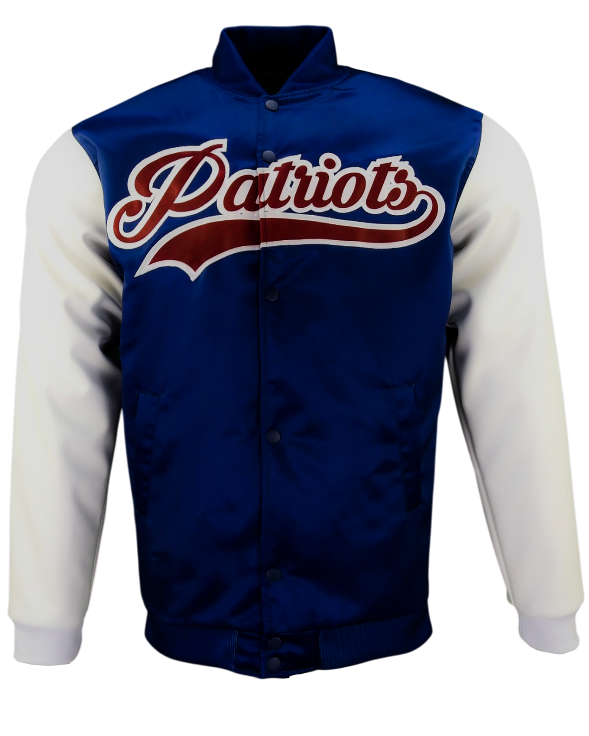 Letterman Jacket w/ Faux Leather Sleeves and Polyquilted Liner- Tier ...