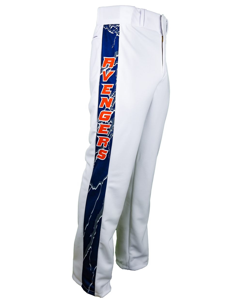 Tapered Open-Bottom Baseball Pants w/ Sublimated Side Panels - Tier One ...