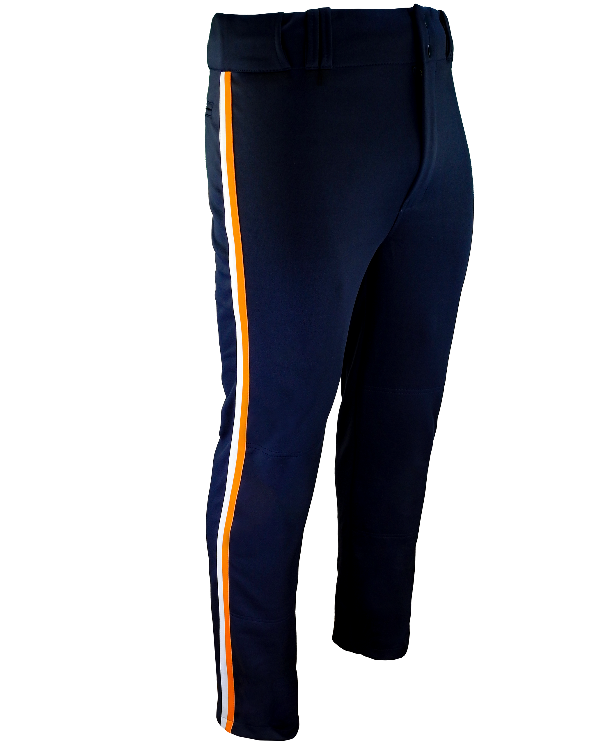Dyed Tapered Open-Bottom Baseball Pants w/ Braiding - Tier One Apparel